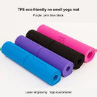 Anti Slip Surface TPE Foldable Yoga Mat , 4mm / 6mm Yoga Mat Premium Non slip supplier