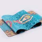 Custom digital printing yoga mat, full color printing  Eco Friendly Digital Printed Suede Yoga Mat, Vivid printing supplier