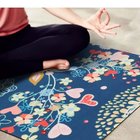 Color Printing Suede Anti-Slip Yoga Mat, Gymnastics Mats,  Microfiber mats for Hot Yoga Pilate, Suede mat manufacture supplier