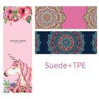 Printed Suede Yoga Mat, 5mm thinckness Gymnastics Mats, Microfiber mats, Suede mat manufacturer supplier