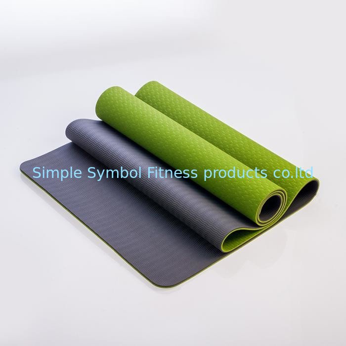 TPE Two tone yoga mats/Dobule Color yoga mat supplier