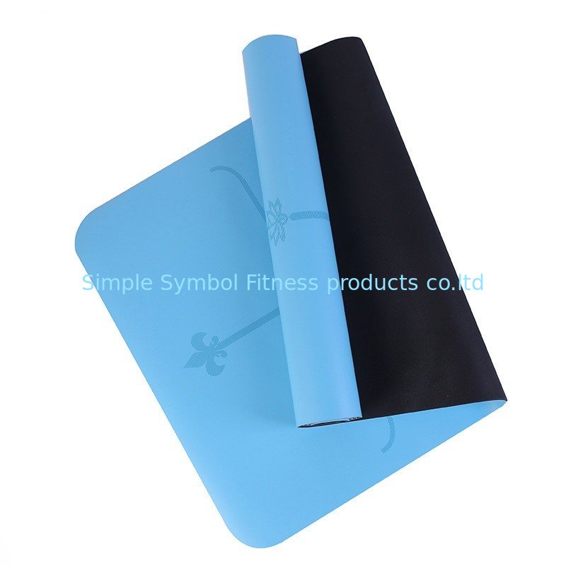 Natural Rubber Yoga Mat/Exercise Mats, Non toxic Rubber Super Grip Yoga Mat Skid Resistance Gym Excercise Mat supplier