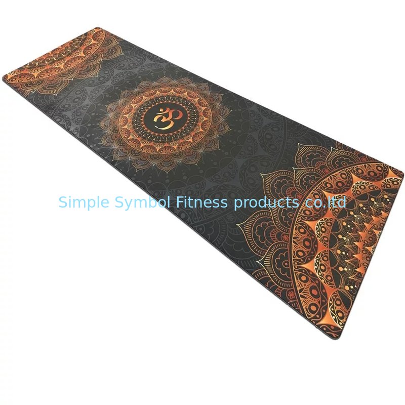Digital printing yoga mat, full color printing suede,Washable Yoga Mat Eco Friendly supplier