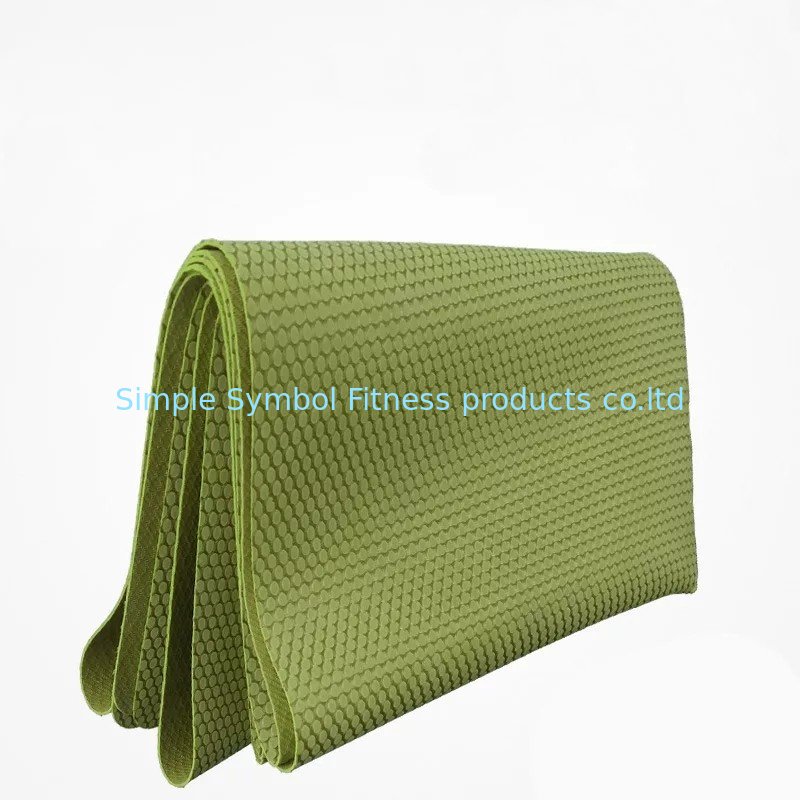 Ultra-thin Travel Mat, foldable yoga mat, Natural Rubber Material Travel mat, Lightweight Yoga Mat supplier