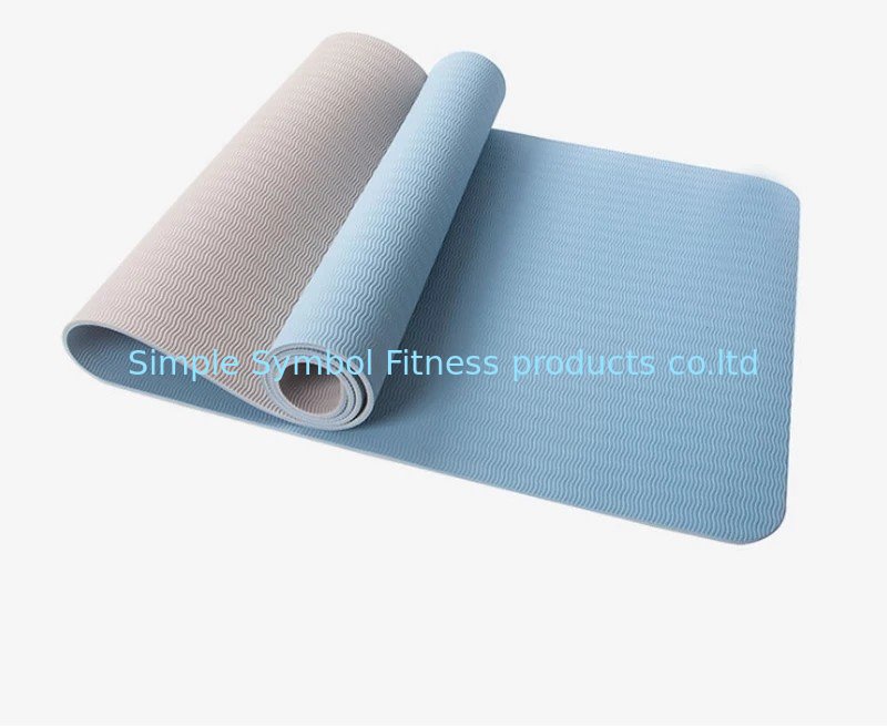 TPE Eco Friendly Yoga Mats/ Harmless Thermoplastic Elastomer, Comfortable Non Toxic Fitness Mat, non skid yoga mat supplier