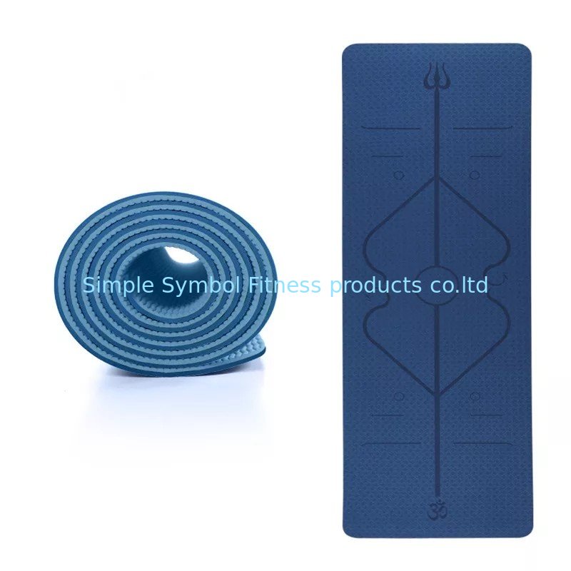 TPE Yoga Mat, Dual Color, Environmentally friendly, Soft Anti Slip Sports Fitness, Exercise, Pilates Mat, Extra Grip supplier