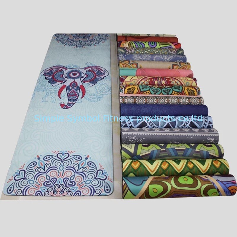 Travel Mat/lightweight wholesale foldable yoga mat for travel/Suede yoga mat supplier